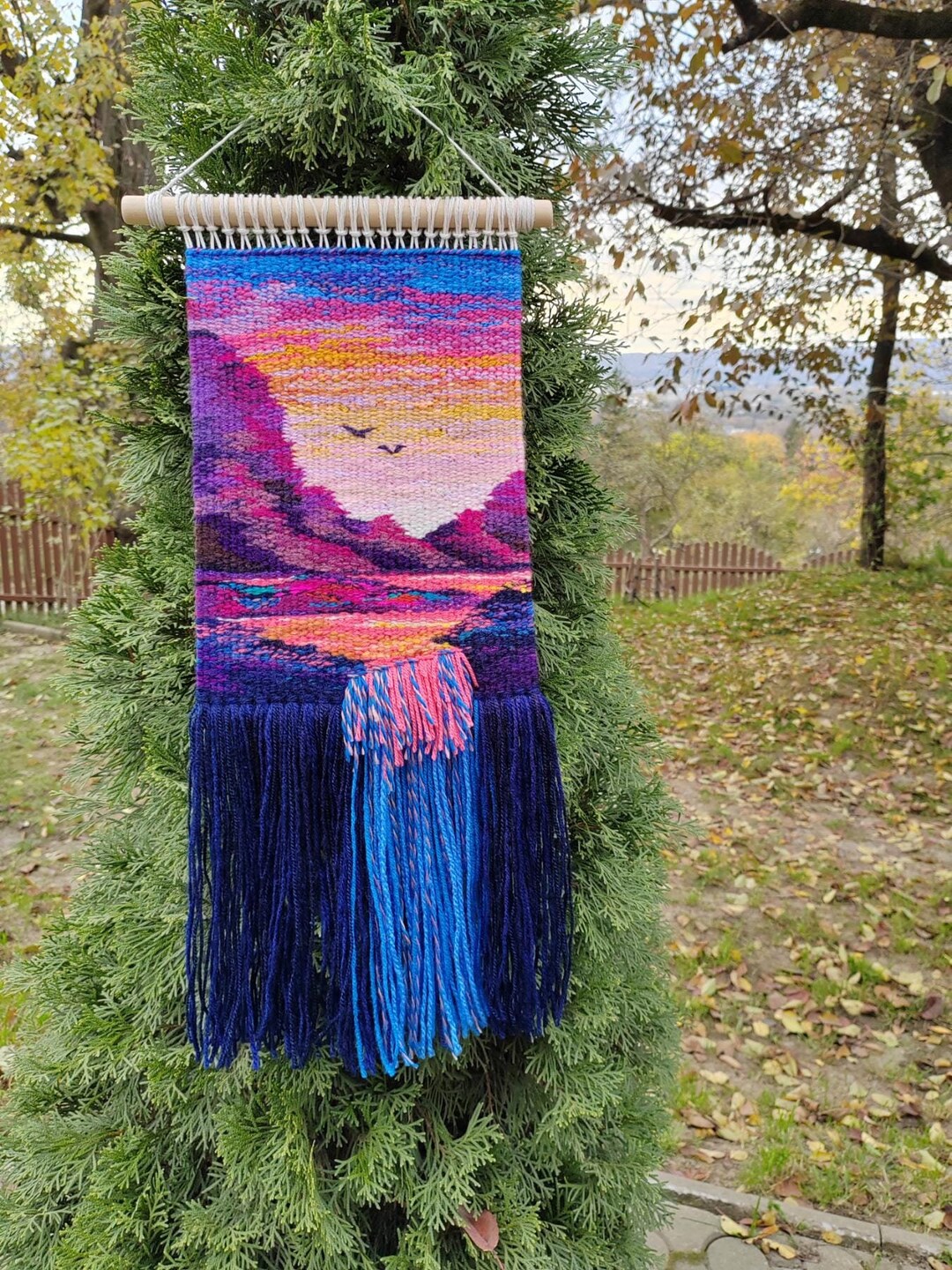Textile Art | Wall Hanging Woven | Weaving | Landscape Wall Art ...