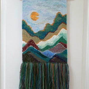 Handmade Tapestry | Majestic Mountains | Wall Decor | Weaving ...