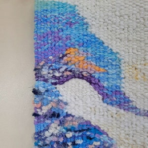 Modern Fiber Art Wall Decor Tapestry Wall Hanging Boho Wall Rug ...