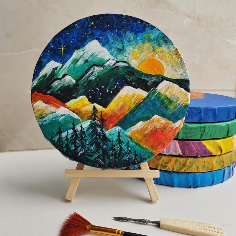 Small Canvas Painting - Etsy