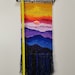 Handmade Tapestry Sunset | Woven Wall Hanging | Wall Decor Weaving ...