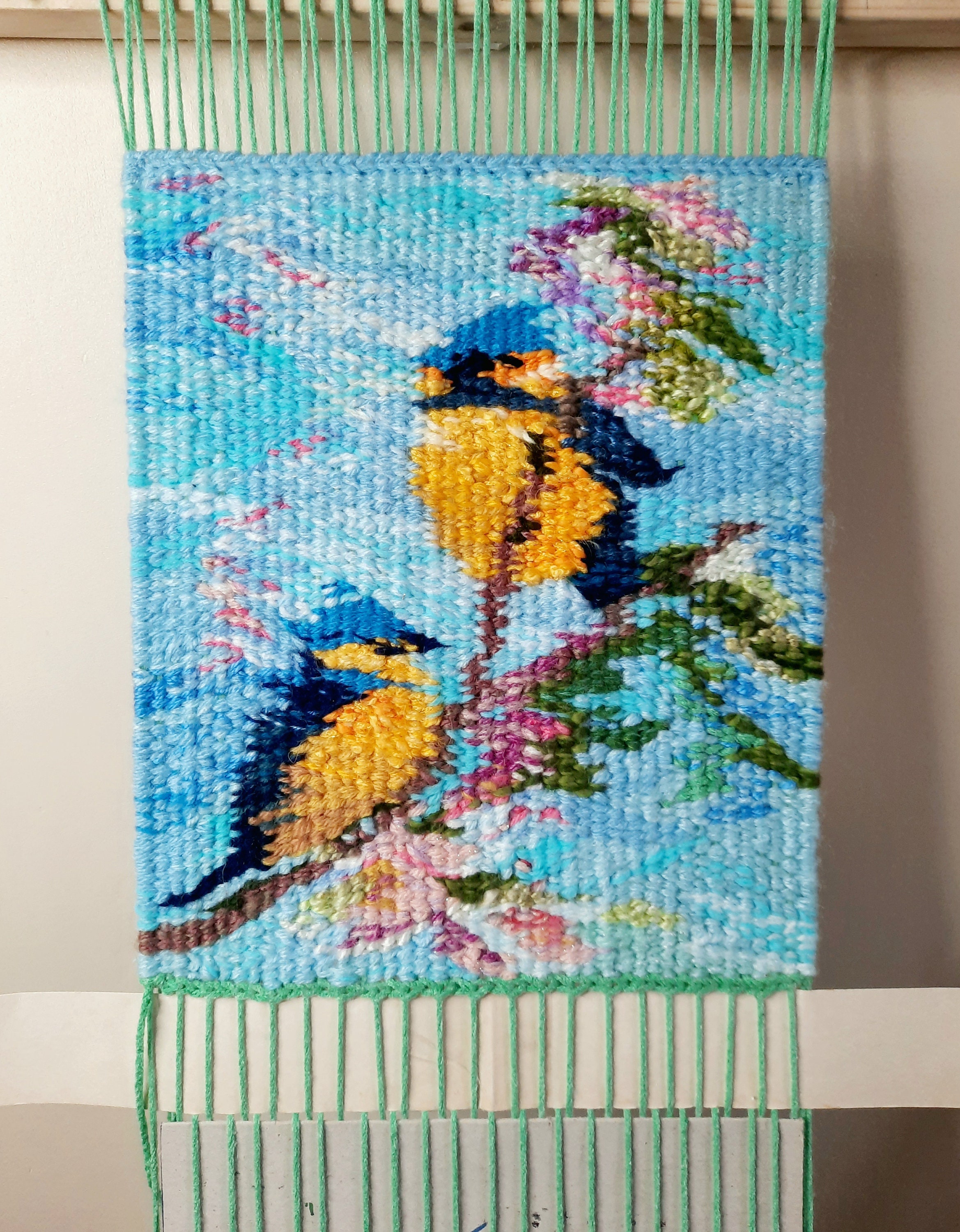 Woven Wall Hanging Weave Wall Tapestry Peace for Ukraine - Etsy