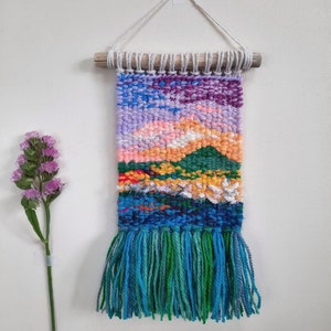 Handmade Tapestry | Majestic Mountains | Wall Decor | Weaving ...