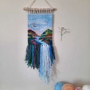 Mini Small Woven Wall Hanging Weave Weaving Tapestry Ornaments Gallery ...
