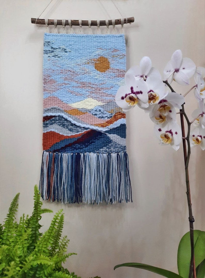 Mountain Weave Woven Wall Hanging Woven Tapestry Weave - Etsy
