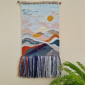 Mountain Weave Woven Wall Hanging Woven Tapestry Weave - Etsy