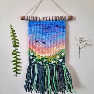 Mini Small Woven Wall Hanging | Weave Weaving Tapestry Ornaments ...