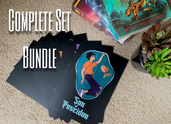 Complete Set Bundle 9 Prints Heroes of Olympus Poster | Etsy