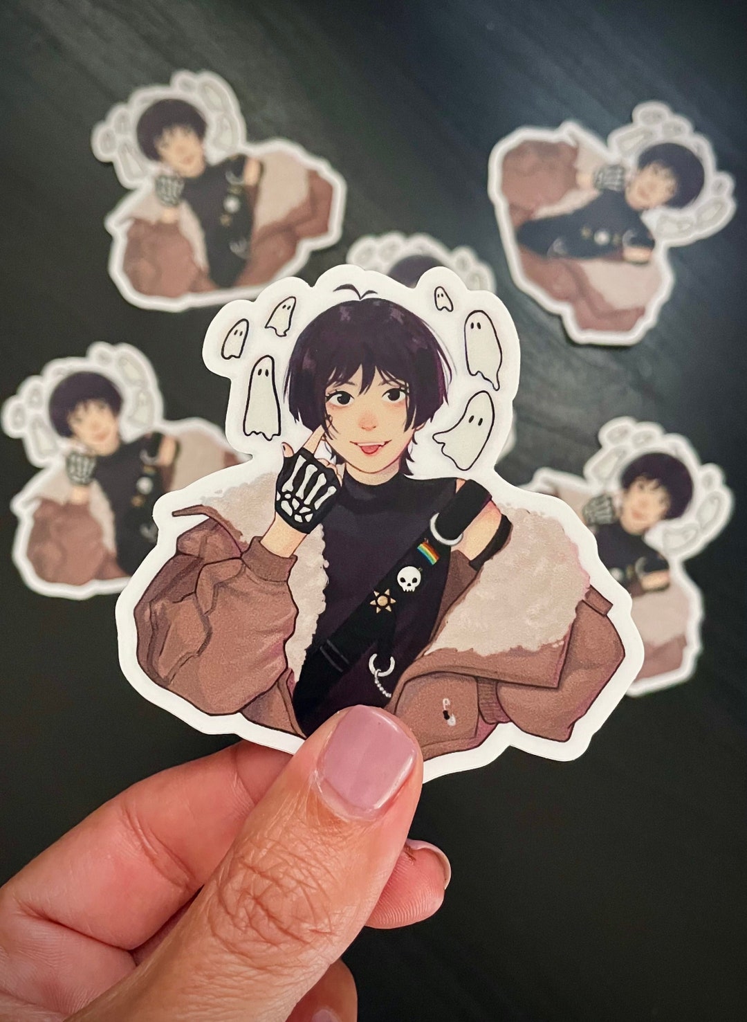 PJO Nico Di Angelo Ghost King Diecut, Matte Vinyl Stickers - Etsy
