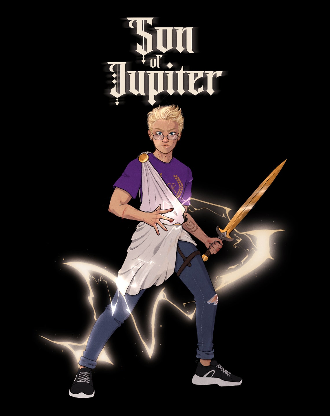 Keep Fighting Jason Fine Art Print the Heroes of Olympus - Etsy