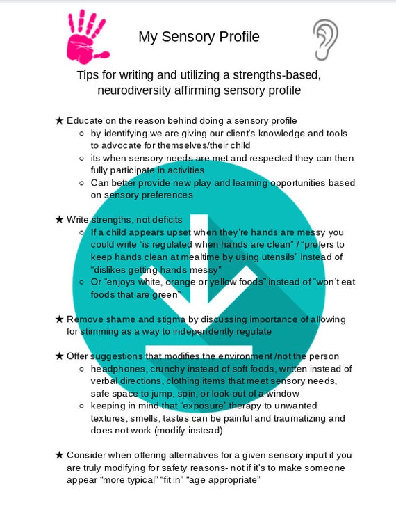 Sensory Profile The Sensory