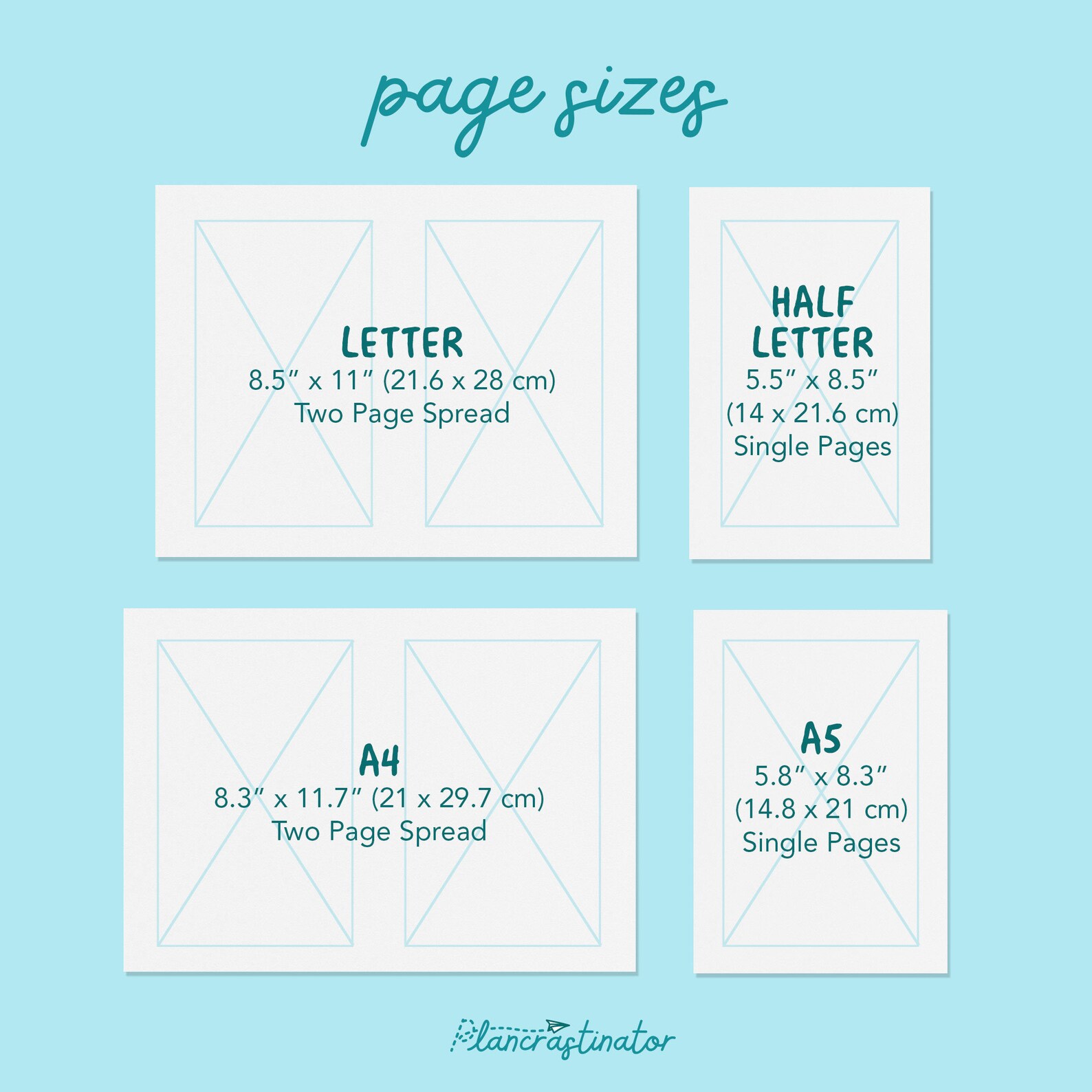 Undated Monthly Printable Calendar Pages ADHD Planner, Two Page Spread ...