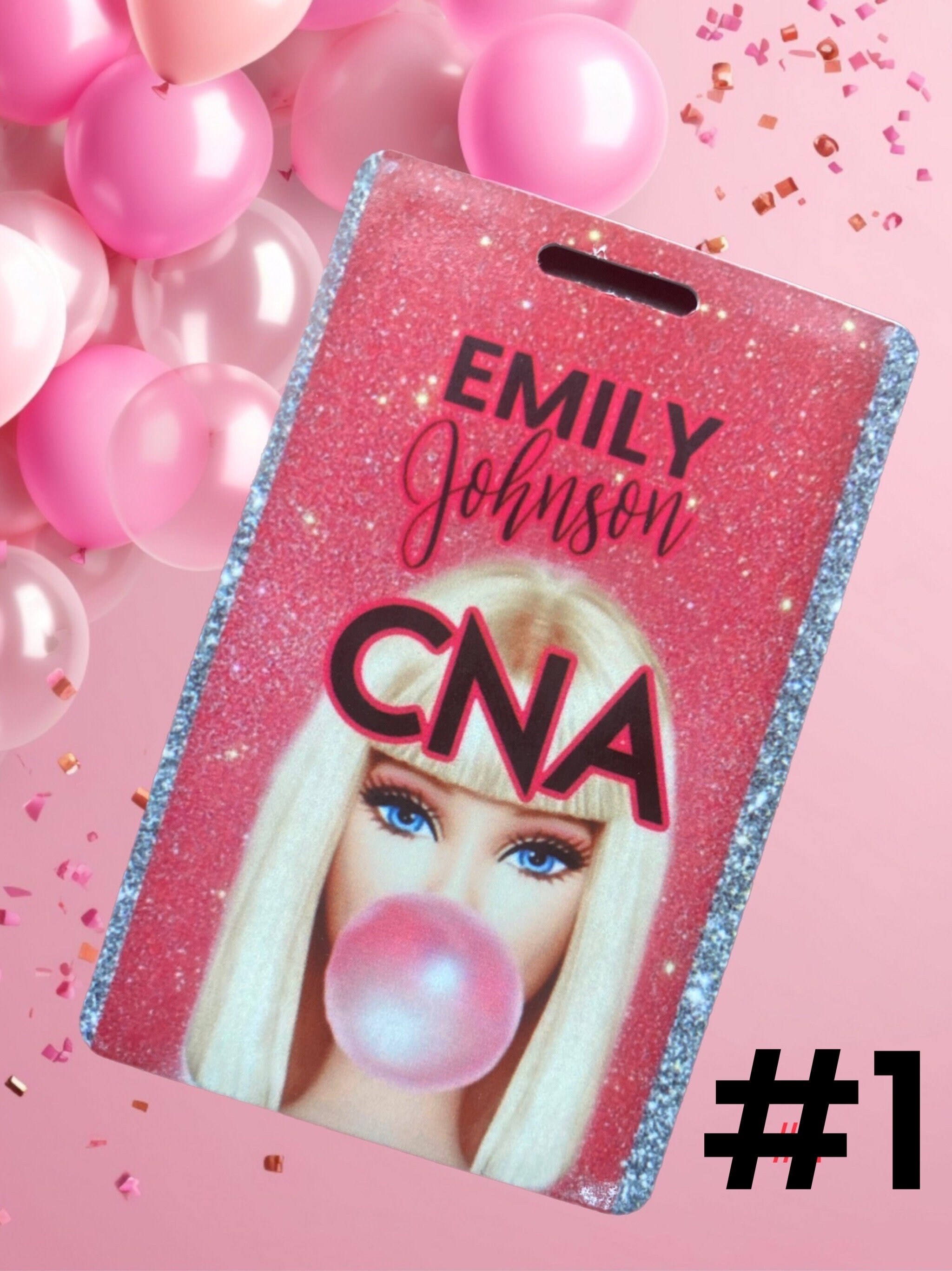 Barbie Custom ID Badges, ID Badge , Nurse Badge, Work Badge, Design ...