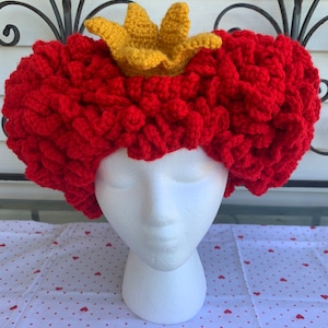 Queen of Hearts Hat With Crown - Etsy