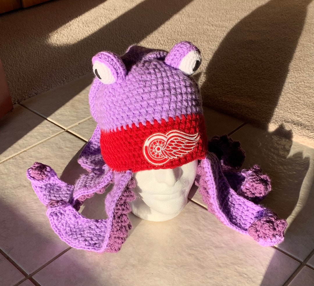 Red Wings Octopus Hat - Etsy