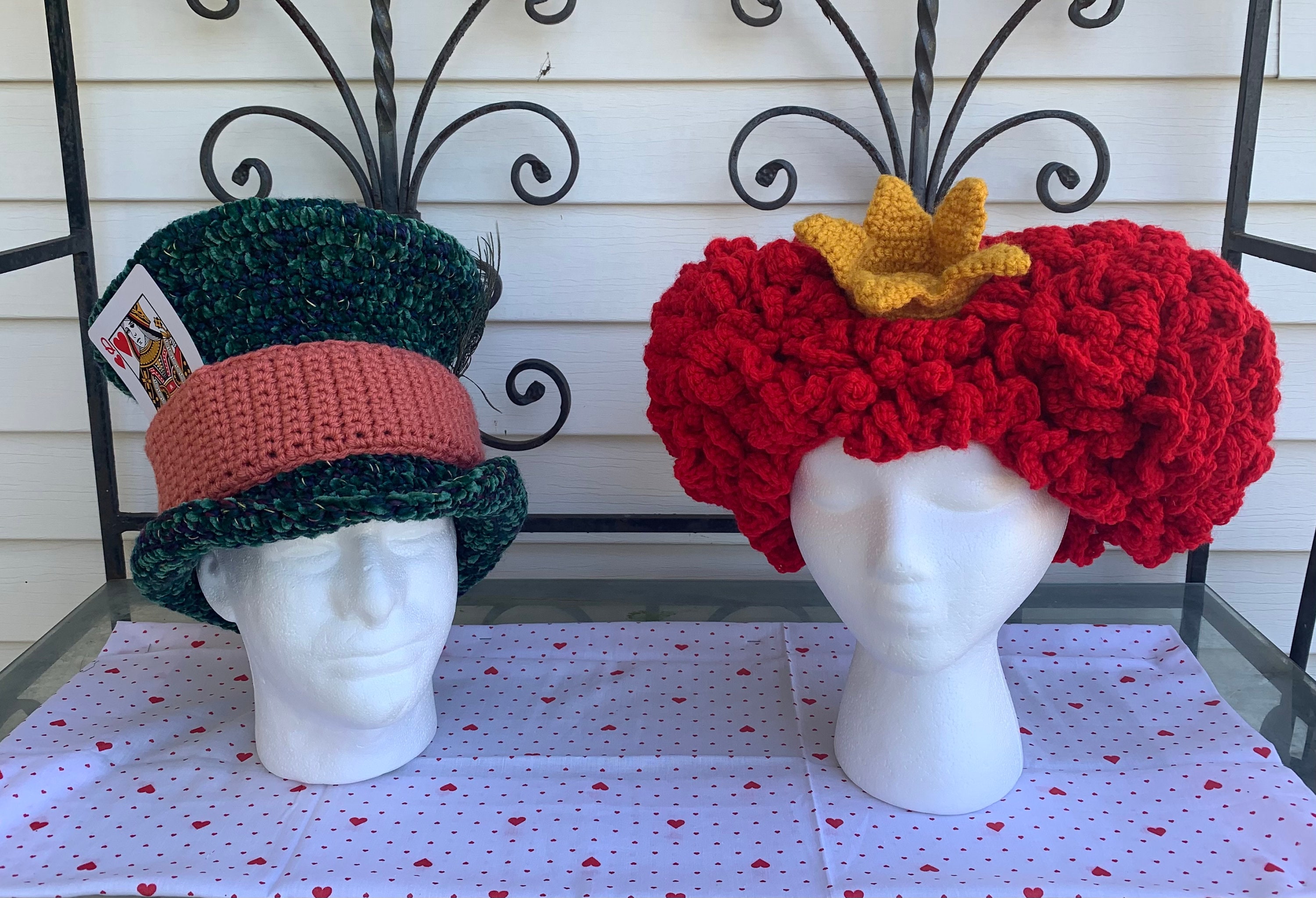 Queen of Hearts Hat With Crown - Etsy