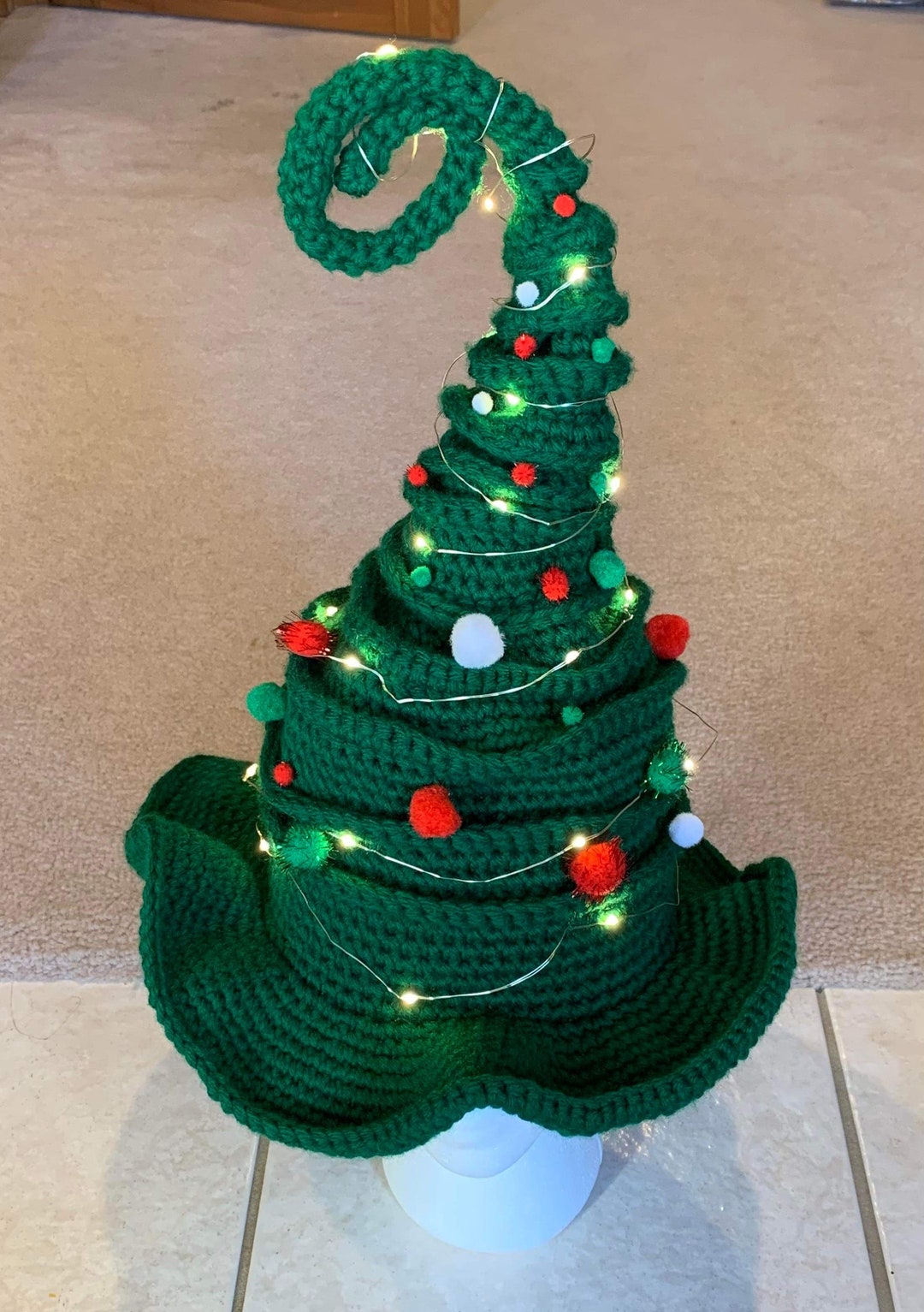 Crazy Christmas Tree Hat - Etsy