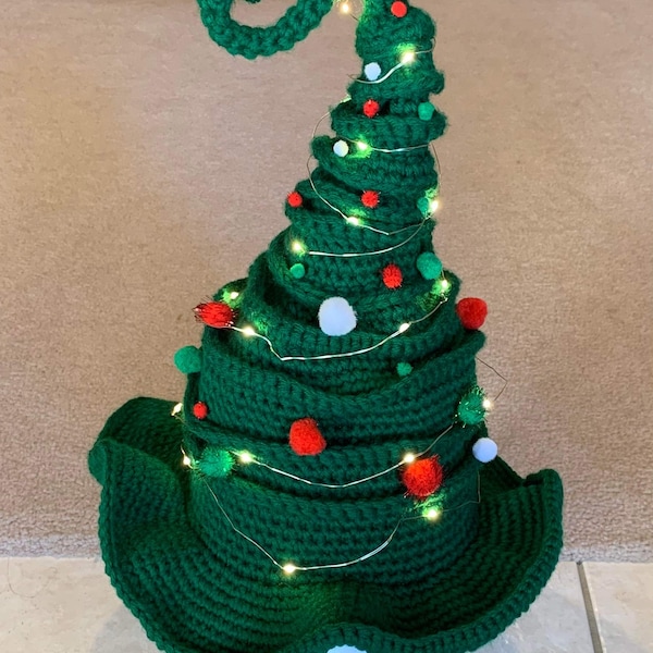 Christmas Tree Hat - Etsy