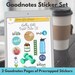 Healthy Habits Digital Sticker Set Precropped and Transparent ...