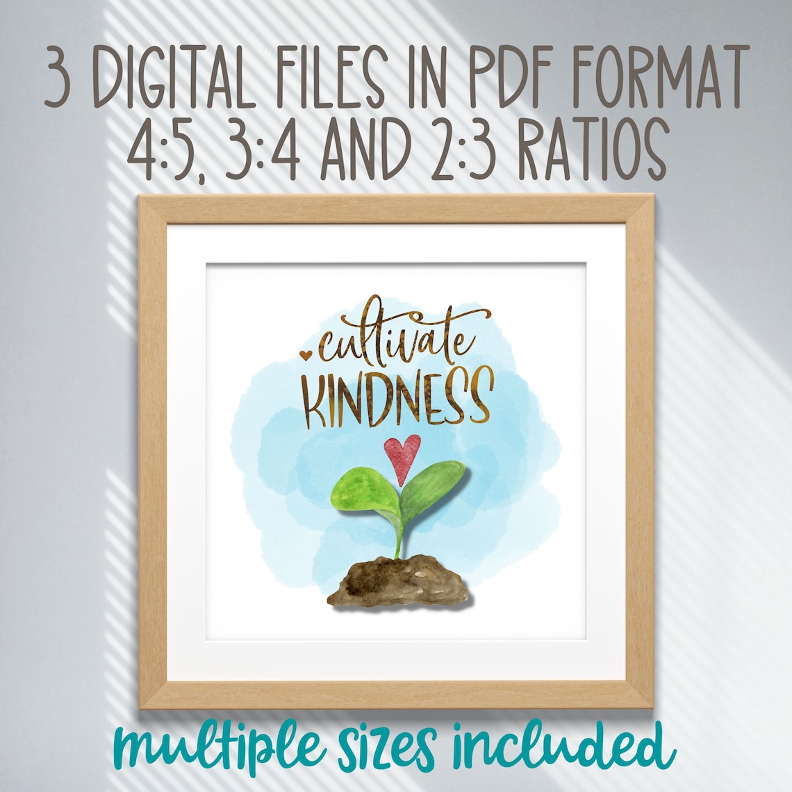 We Are Growing! Set of 4 Classroom Wall Art Posters for School and Home ...