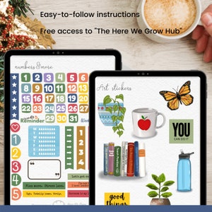Teacher Planner Digital Sticker Book - Hyperlinked Goodnotes File ...