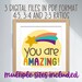 You Are Amazing! Set of 4 Classroom Wall Art Posters for School and ...