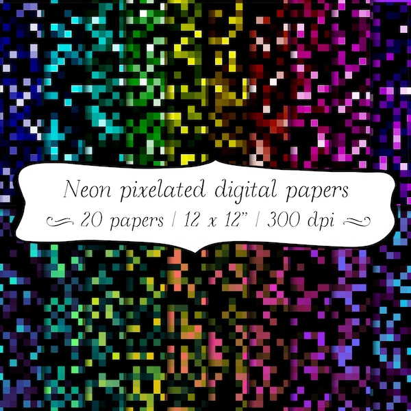 Neon Wrapping Paper - Etsy