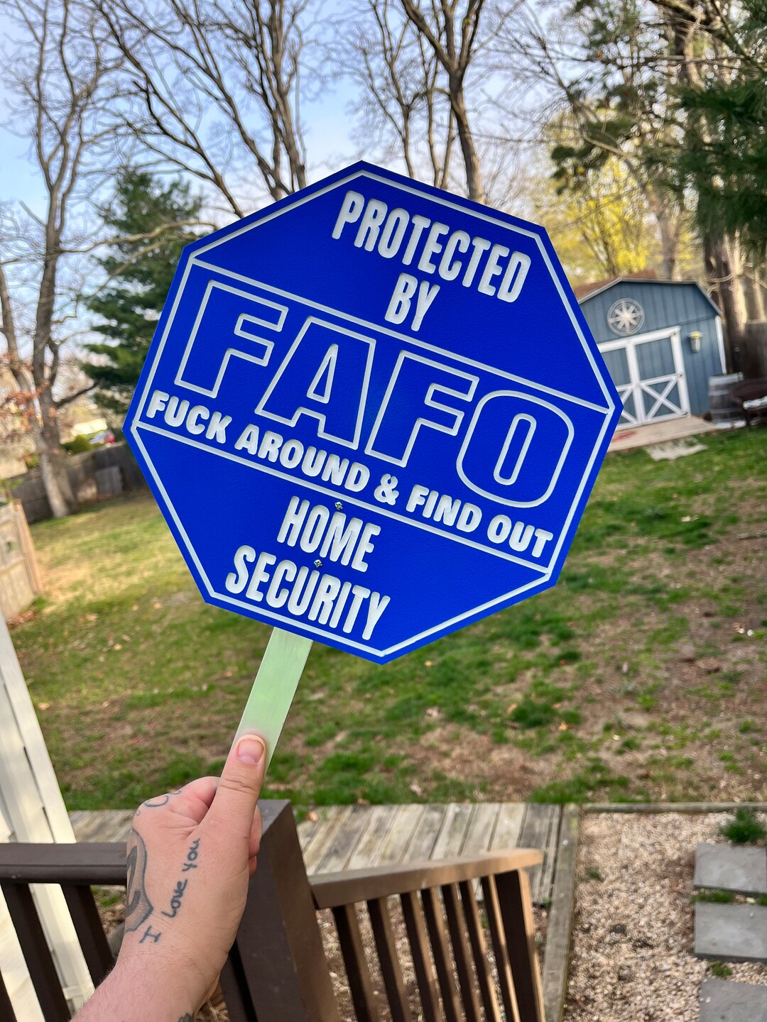 FAFO 2A Security Sign - Etsy