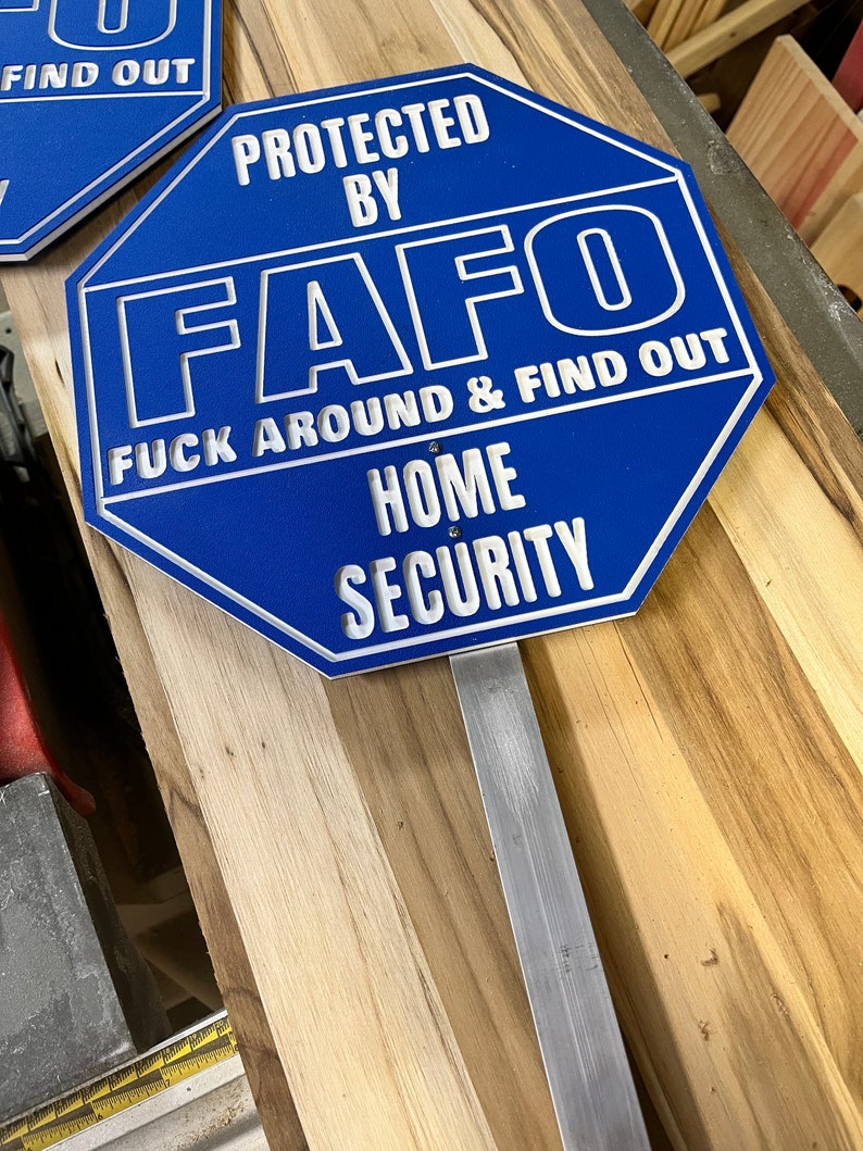 FAFO 2A Security Sign - Etsy