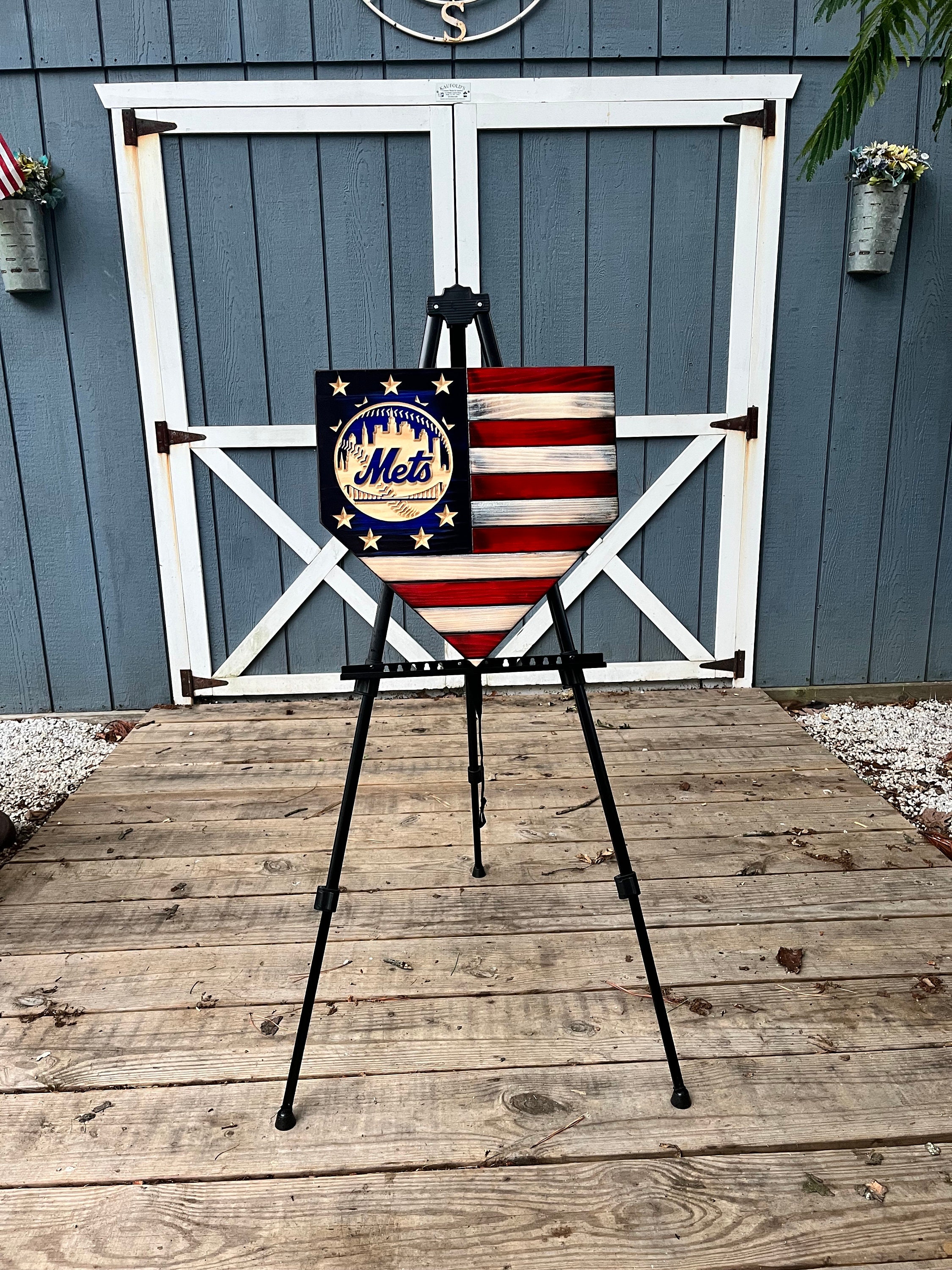 Wooden Flag Home Plate - Etsy