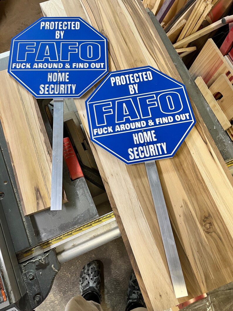 FAFO 2A Security Sign - Etsy