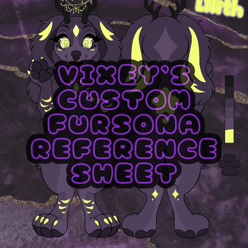 Furry Ref Sheet - Etsy