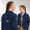 Bible Verse Jean Jacket, Christian Women's Oversized Denim Jacket ...