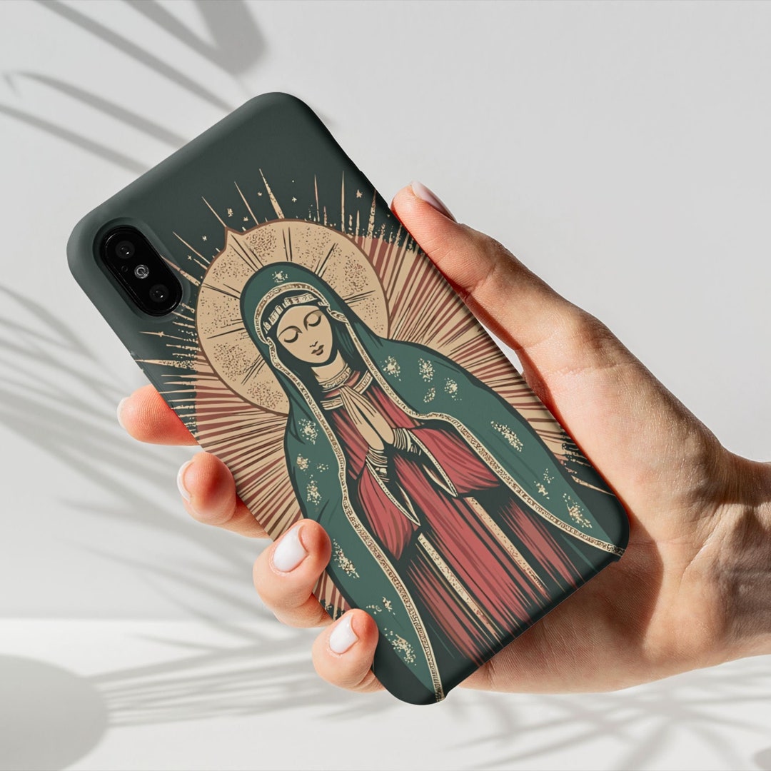 Virgin Mary Phone Cover, Catholic Cell Phone Tough Case for Iphone ...