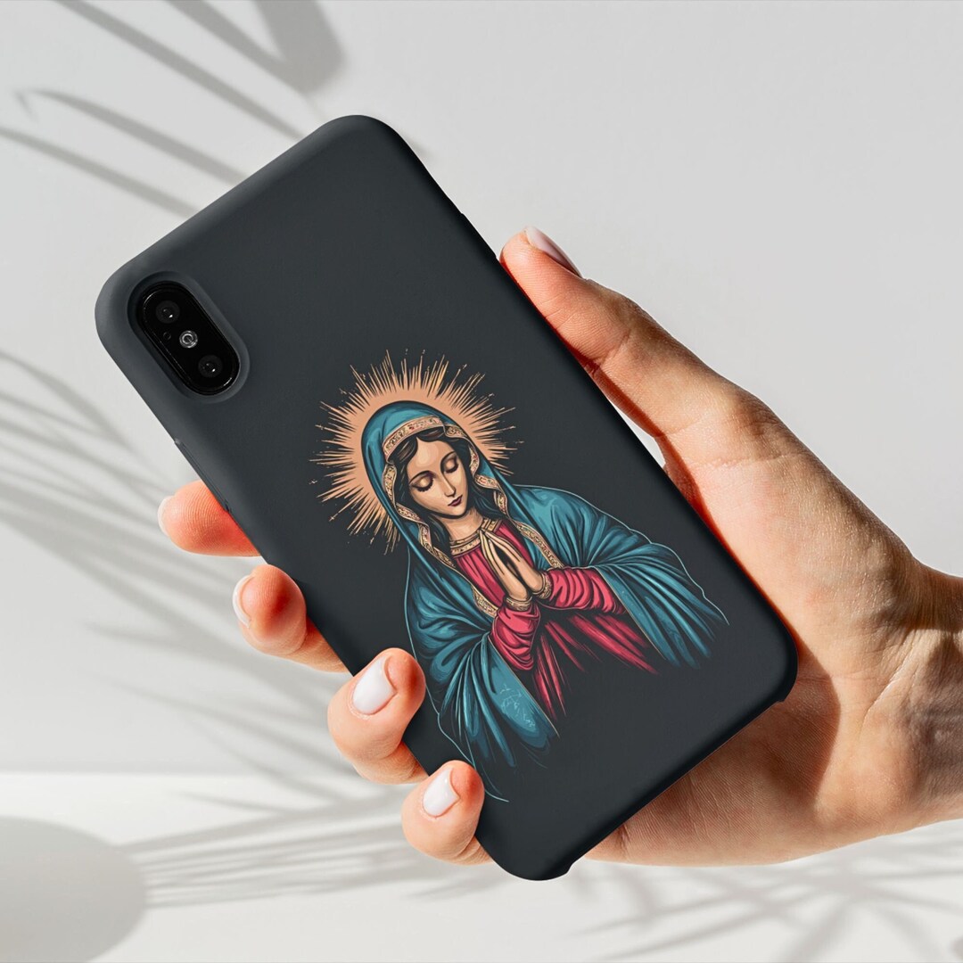 Virgin Mary Phone Cover, Catholic Cell Phone Tough Case for Iphone ...