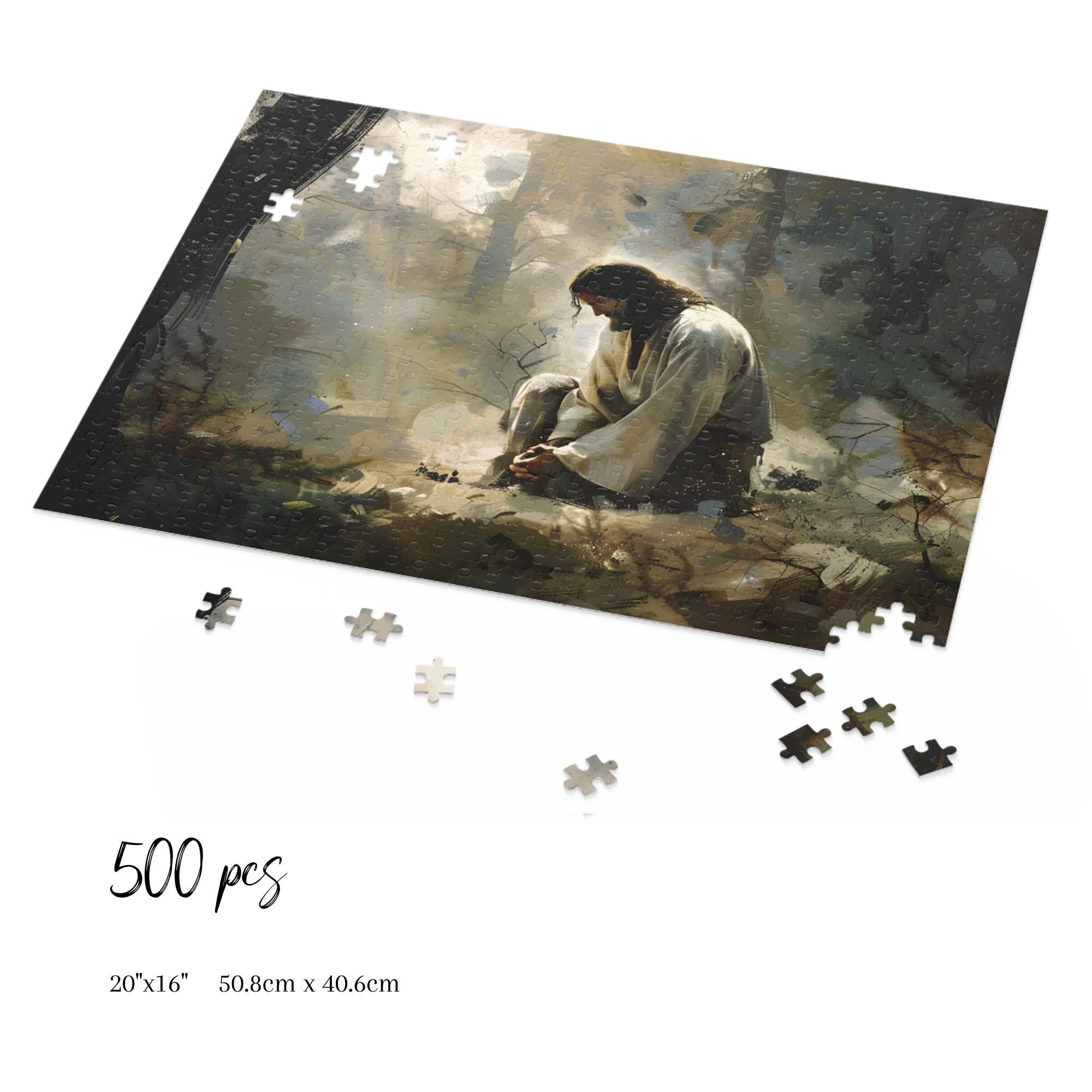 Christian Puzzle, Jesus Prays in the Gethsemane Puzzle, Jesus Easter ...