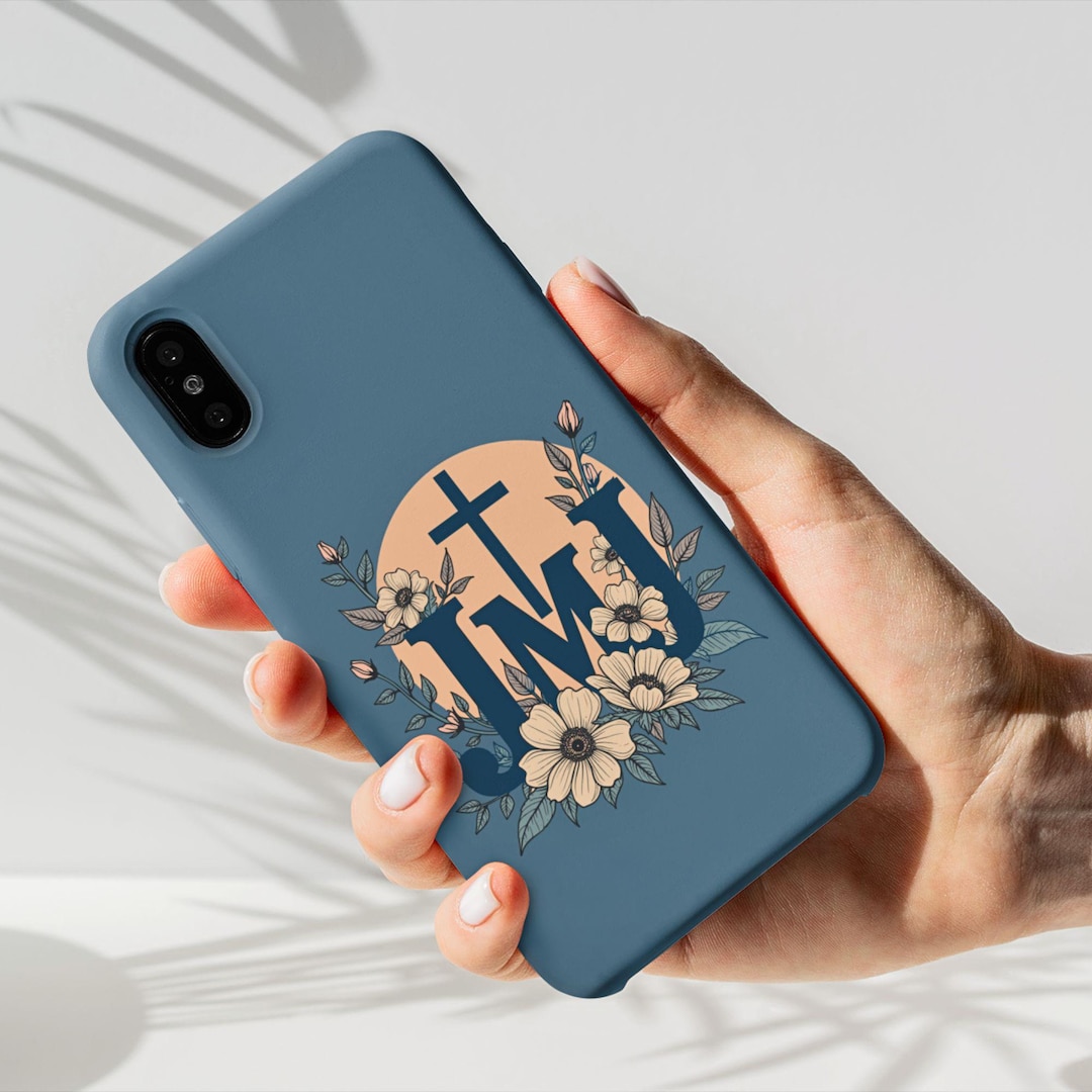 JMJ, Catholic Phone Case, Jesus, Mary and Joseph Tough Phone Cover for ...