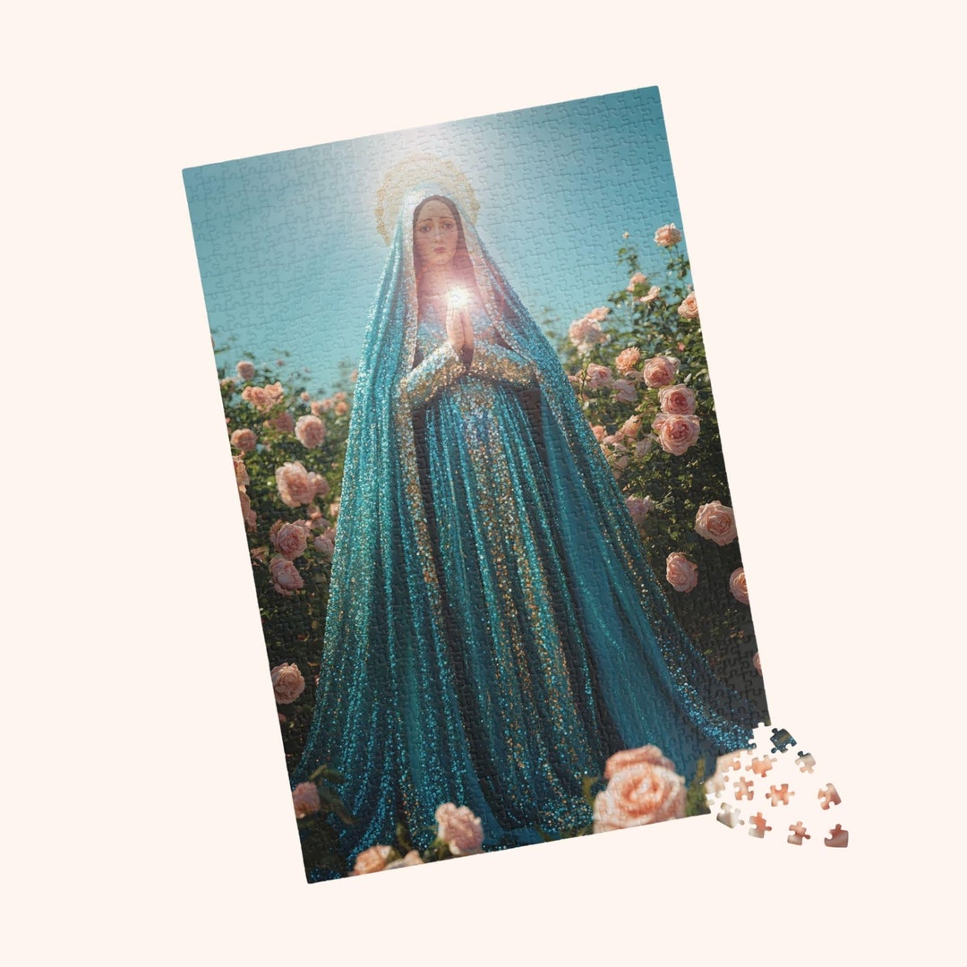 Virgin Mary Puzzle, Catholic Gifts, Mary Mother of God, Modern Catholic ...