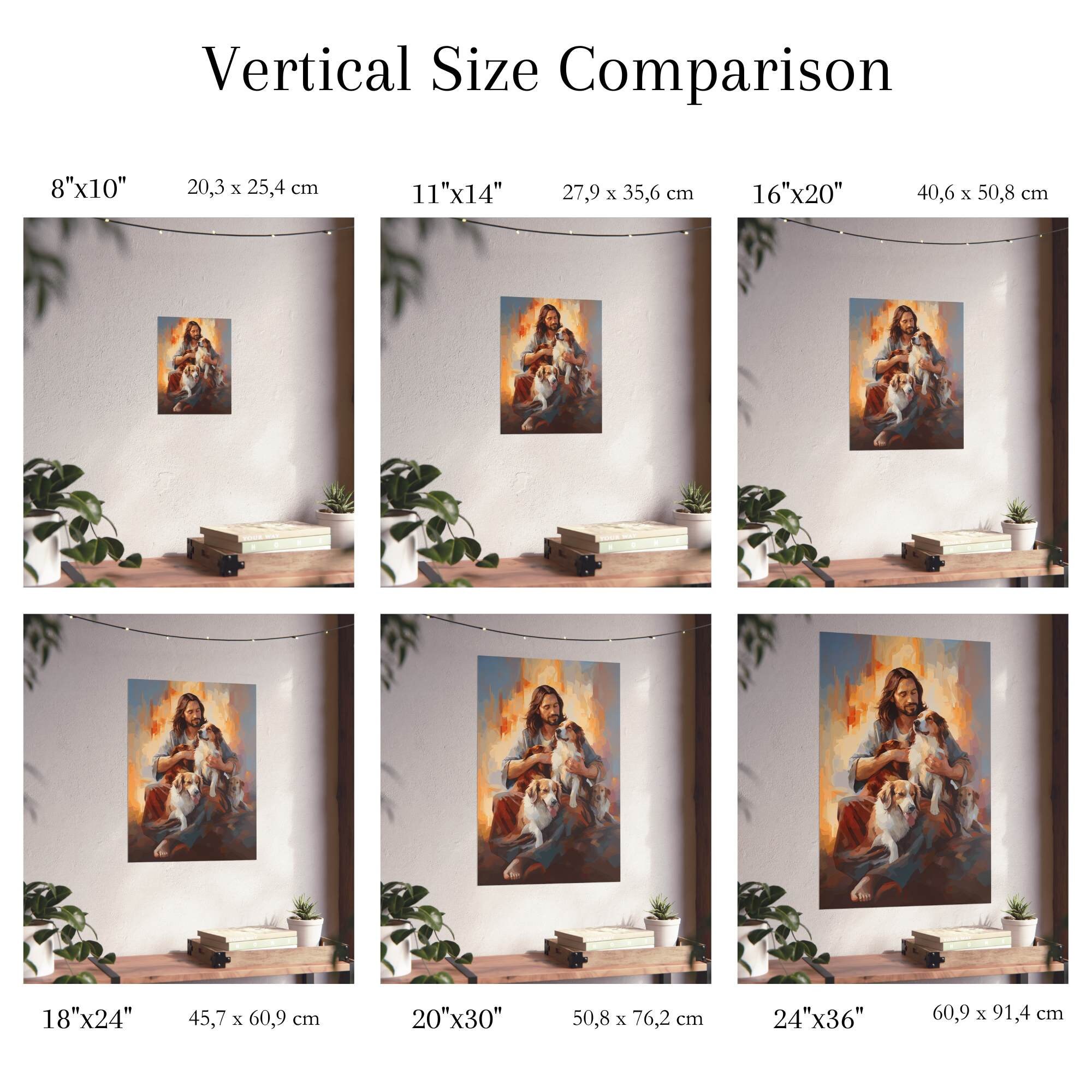 Christian Poster, Jesus With Dogs | Jesus Art | Jesus Painting | Bible ...