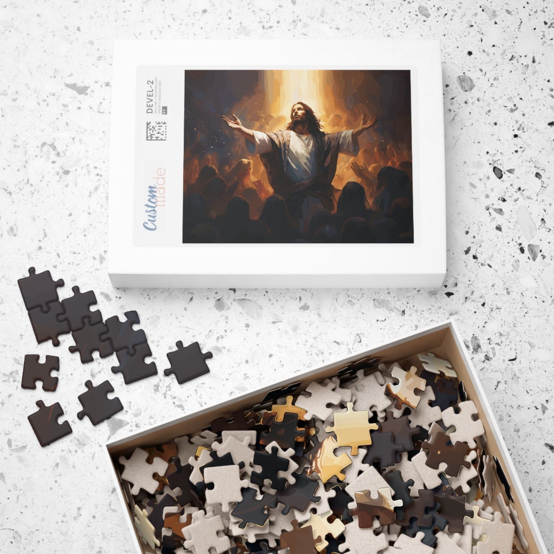 Christian Puzzle (110, 252, 520, 1014-piece), Jesus Praying Among ...