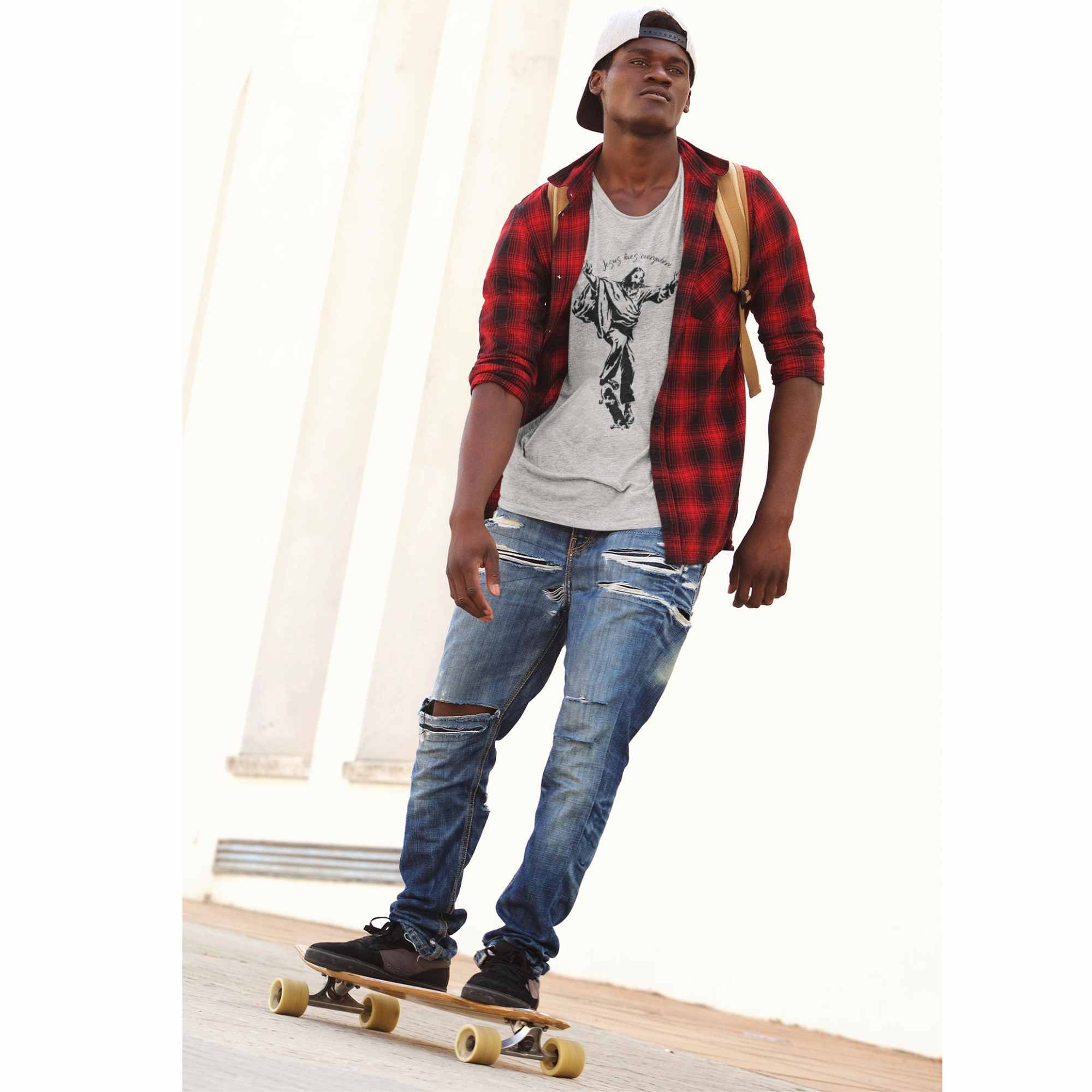 Jesus Modern Gift for Christian Skaters Jesus Skating - Etsy Finland