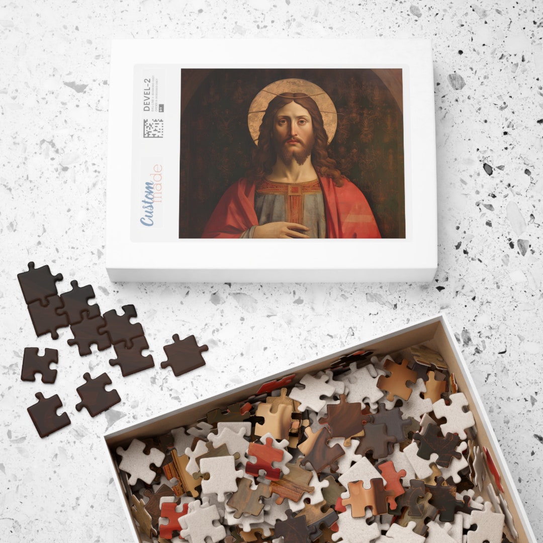 Traditional Catholic Jesus Puzzle (110, 252, 520, 1014 Pcs, Easter ...