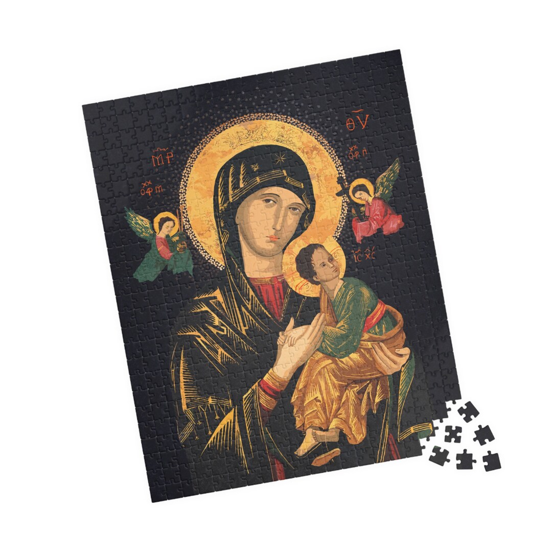 Our Lady of Perpetual Help Puzzle, Virgin Mary Mother of God Art ...