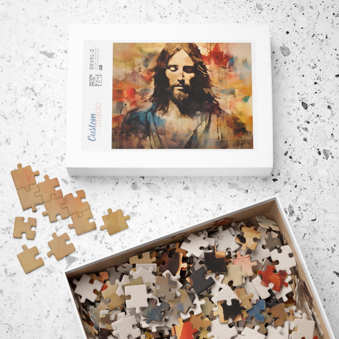 Jesus Christ Abstract Portrait Puzzle 500 - Piece, Vertical or ...