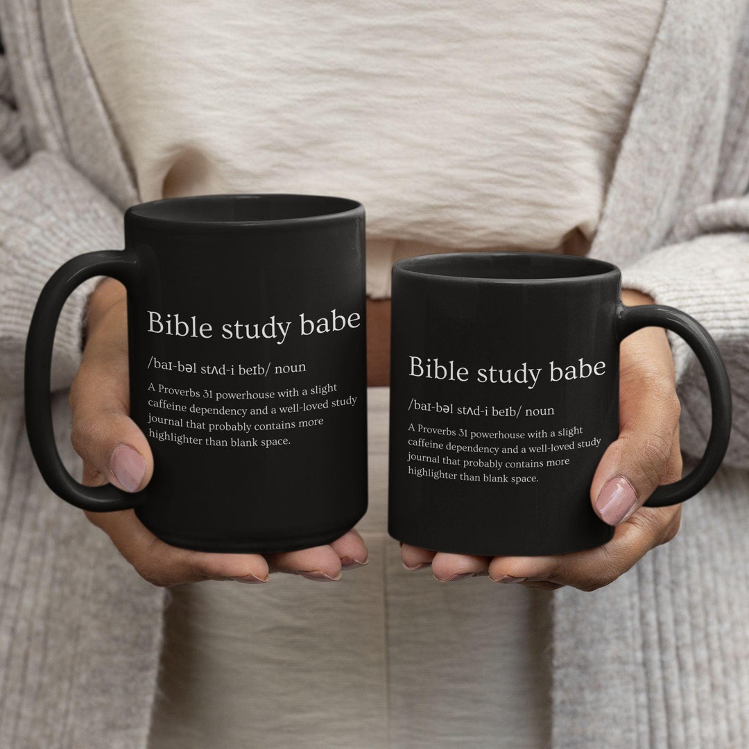 Funny Christian Mug for Bible Study Friend, Religious Definition Mug ...