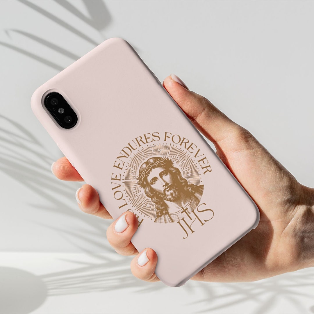 Jesus Phone Case, Bible Verse Case for Iphone, Galaxy, Pixel, Catholic ...