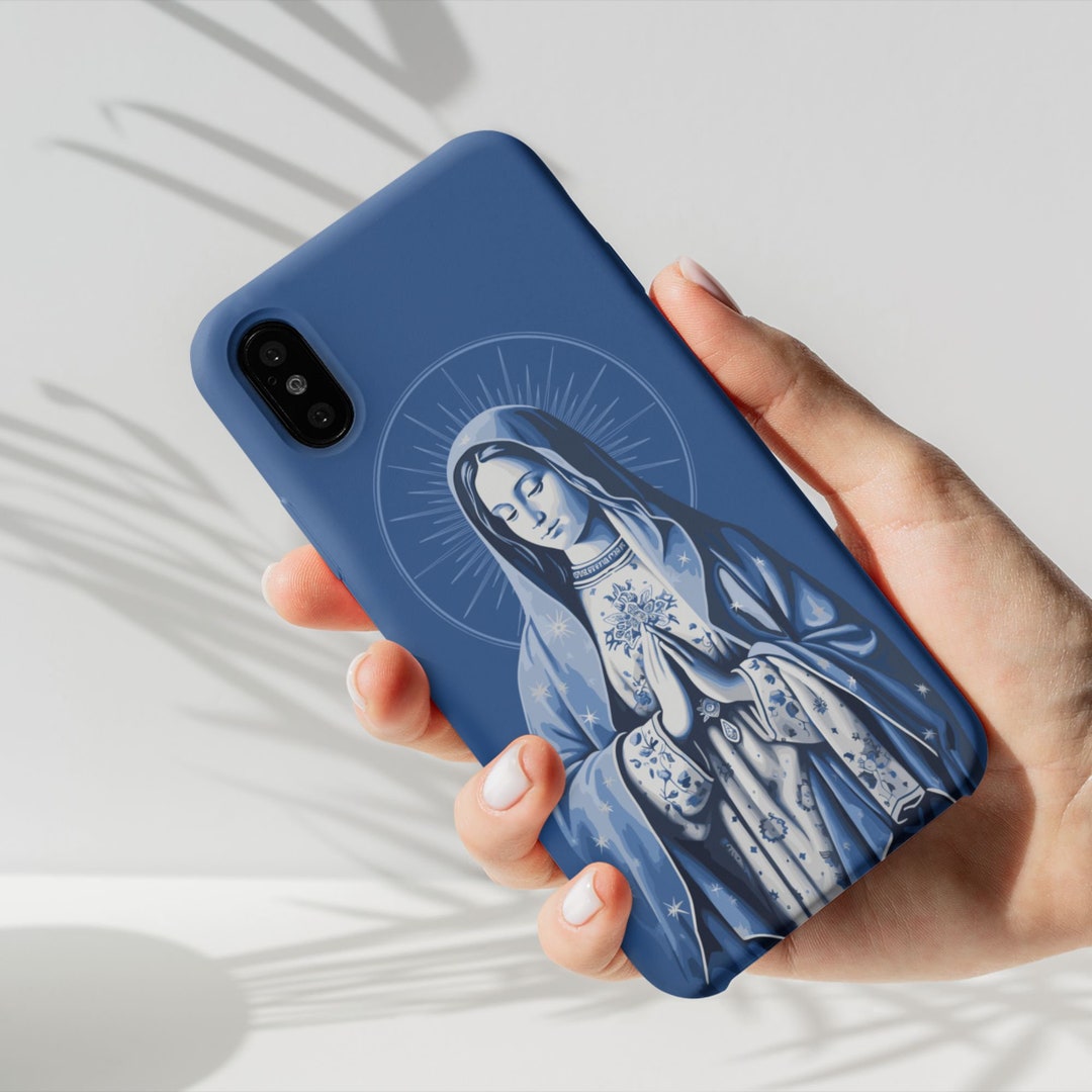 Virgin Mary Phone Cover, Catholic Faith Cell Phone Tough Case for ...