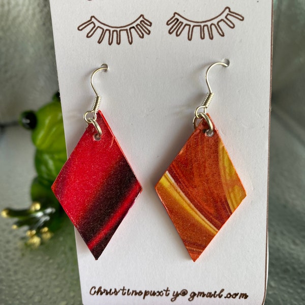 Paper Earrings - Etsy