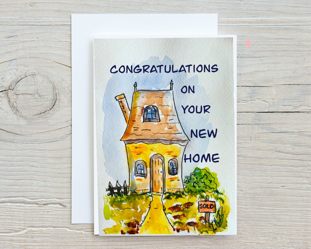 House Warming Greeting Card, Congratulations, Gift Card - Etsy