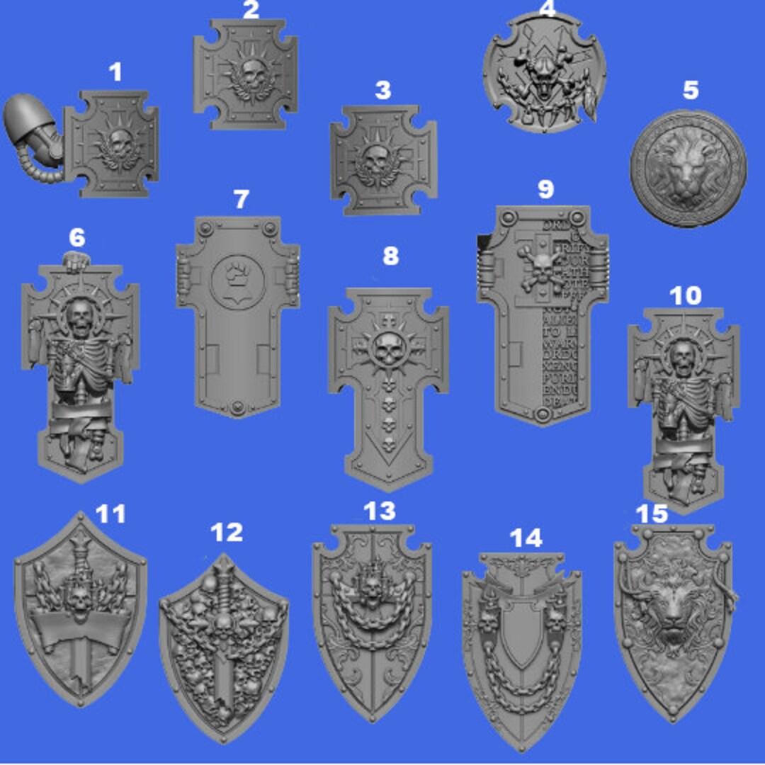 Pimp up Your Mini, Shields / Eternal Pilgrim / Model Building ...